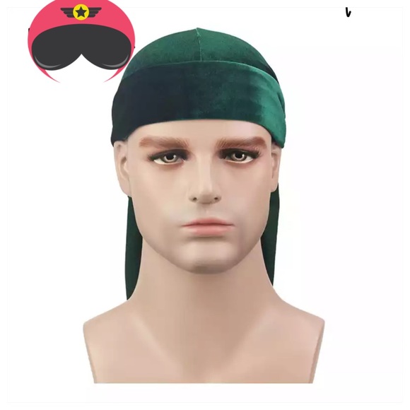 Accessories | Luxury Velvet Durag Green | Poshmark